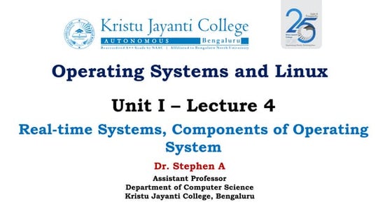 Unit 1 Lecture 1 Introduction To Operating Systempdf