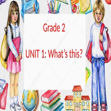 Unit 1-Lesson 1.pptx The second lesson of FF1 | PPTX