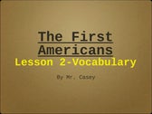 The first americans | PPT