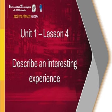 Unit 1 - Lesson 4 _Intermediate level 02 | PPT