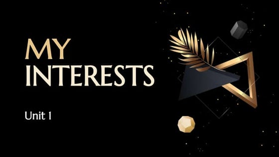 Hobbies and Interest | PPT