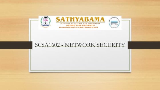 Network security | PPTX
