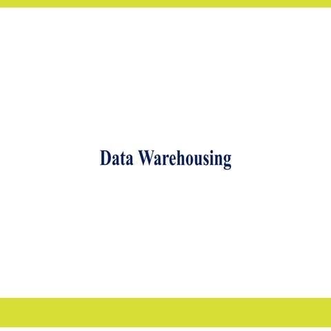 Overview of Data Warehousing and Data Mining Lecture Slide | PDF