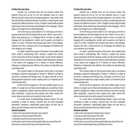 FORM 5: UNIT 1-IT'S PERSONAL (READING COMPREHENSION) | DOCX