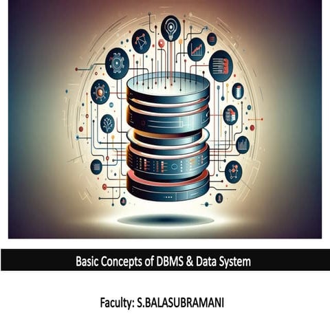 Database System Data Hardware Software Users Operational Data Why Database? Data Independence An ...