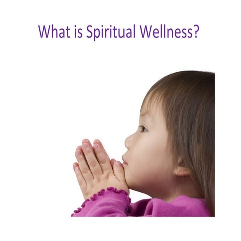 Unit 1: Spiritual Wellness | PPT