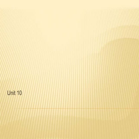 BÀI TIẾNG ANH UNIT 10 | PPT