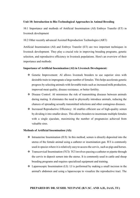 UNIT 8- MATING SYSTEM.pdf | Genetics | Science