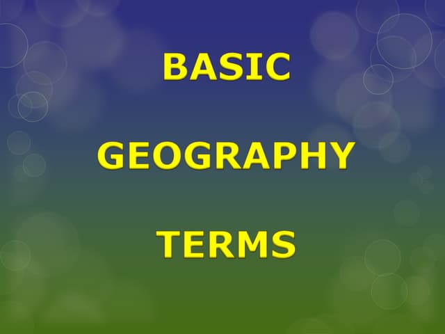 Landforms Powerpoint.ppt | Geography | Science