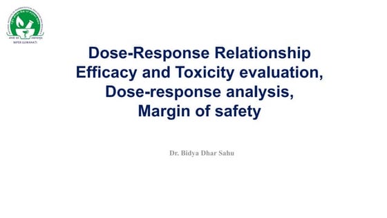Dose response relationship | PPT