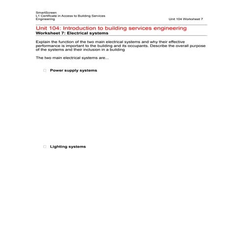 Unit 104 worksheet_7_electrical_systems | DOC