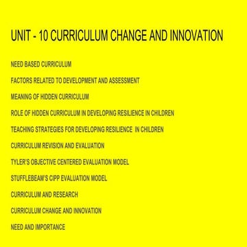 Process of curriculum changes (2) | PPTX