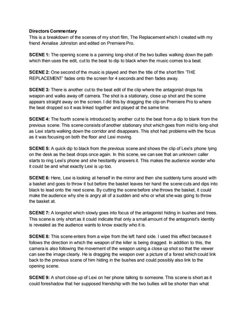 Film opening script | PDF