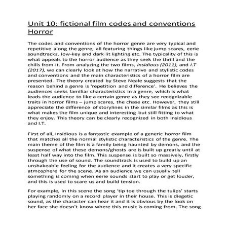 Unit 10 film production | PDF