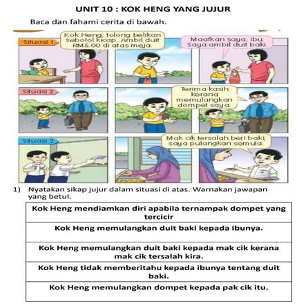 UNIT 10 KOK HENG YANG JUJUR | PDF