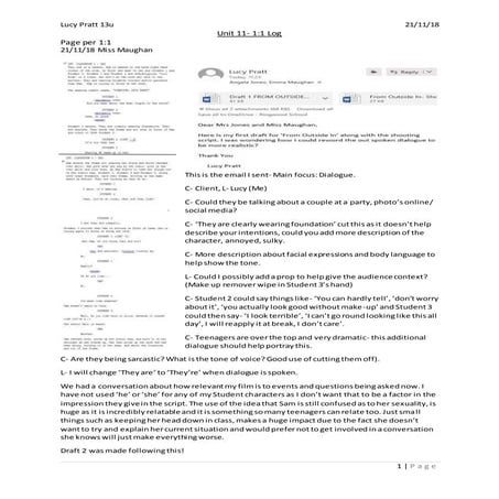 Unit 11 1-1 log | PDF