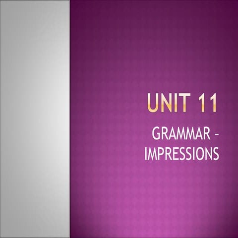 Unit 11 | PPT