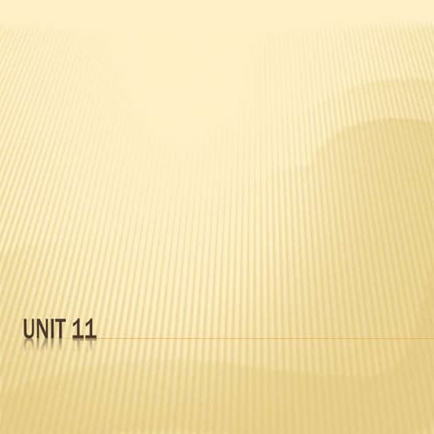 BÀI TIẾNG ANH UNIT 11 | PPTX