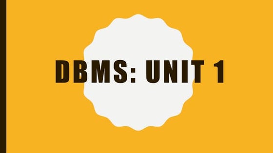File System Vs Dbms Ppt 