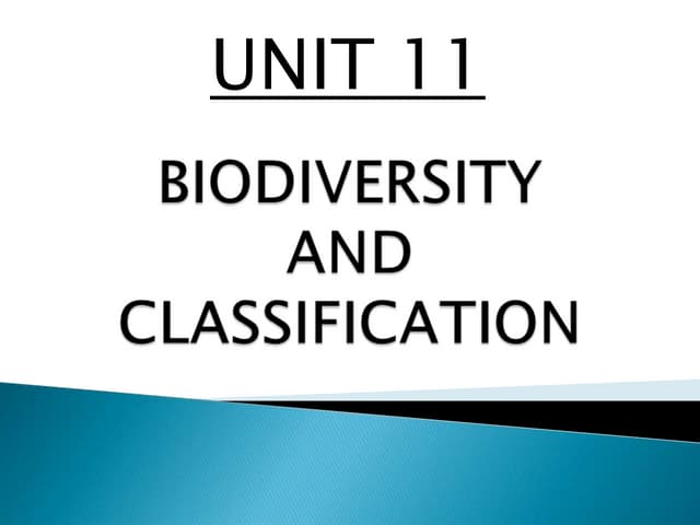 Class 11 Introduction to Biology | PPTX