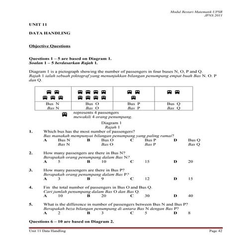 Unit 11 data handling new | DOC