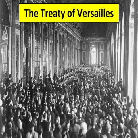 WWI Unit - Treaty of Versailles Lecture | PPT | Free Download