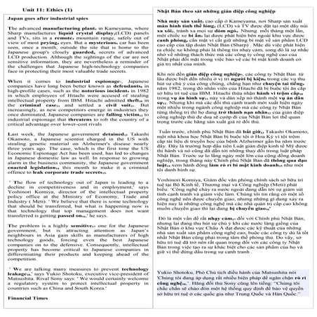 Unit 11 Ethics text bank (1)+(2) | PDF