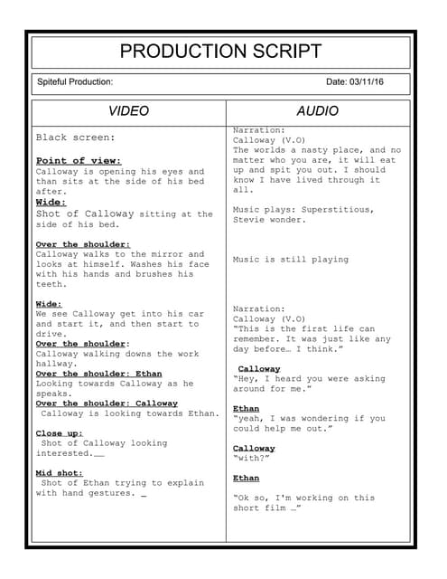 Mood board for movie | PPTX