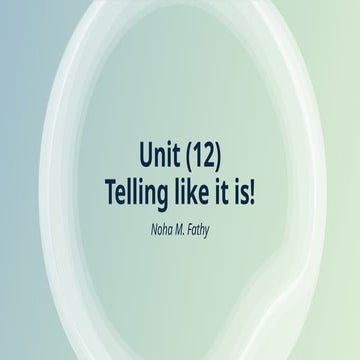 Unit (12) upper intermediate level .pptx