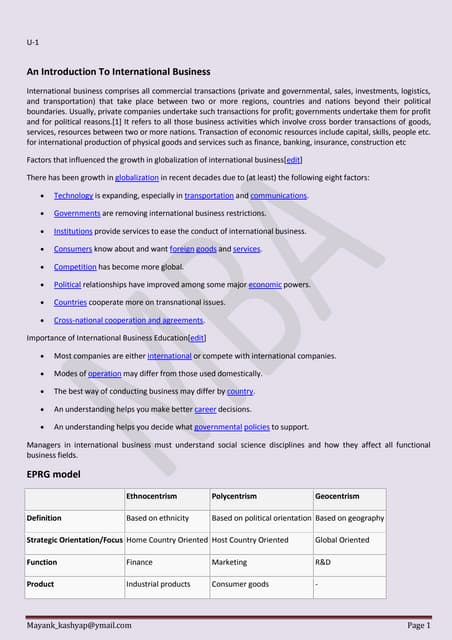 Stages of International Orientation - Ethnocentric, Polycentric ...
