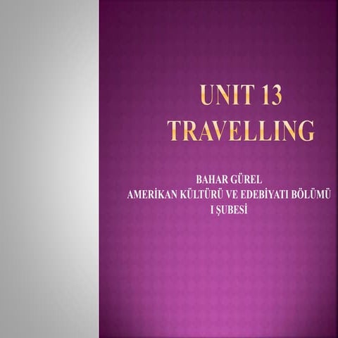 Unit 13 | PPT