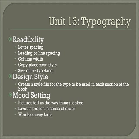 Unit 13 Typography | PPT