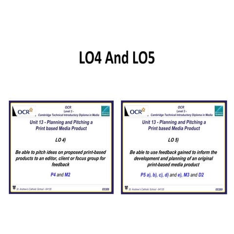 Unit 13 lo5 powerpoint | PPT
