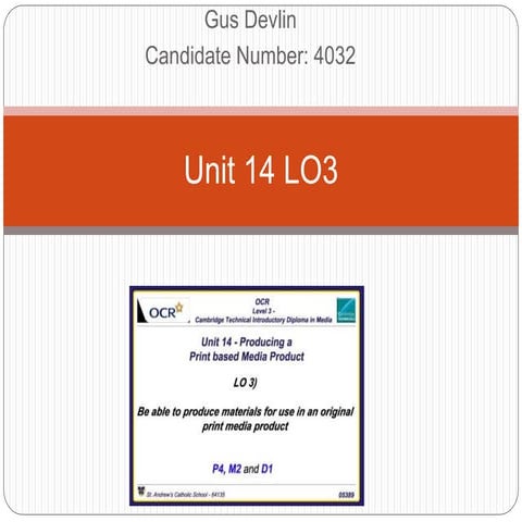 Unit 14 LO3 | PPT