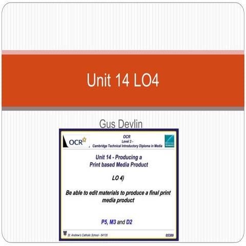 Unit 14 LO4 | PPT