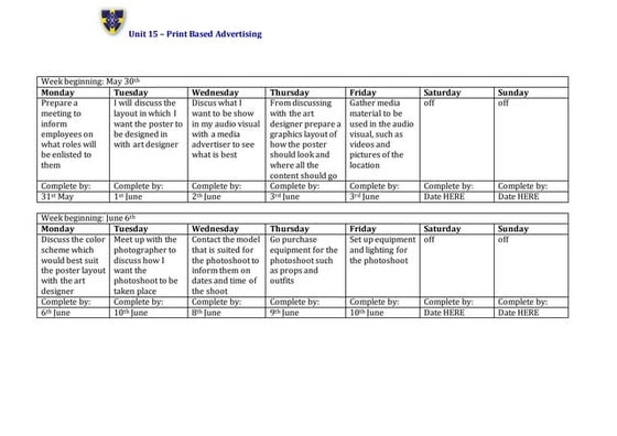 Locations recce template | PPT