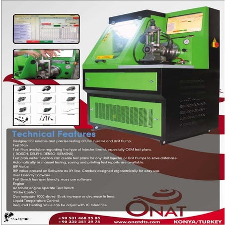 UNIT PUMP TEST BENCH | PDF