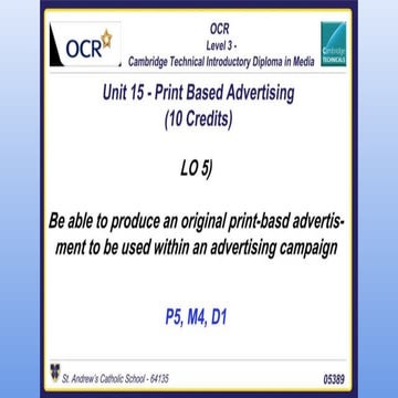 Unit 15: LO5 | PPT