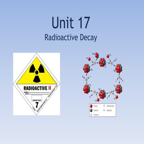 Radioactive decay | PPTX