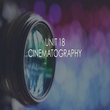Cinematography | PPT