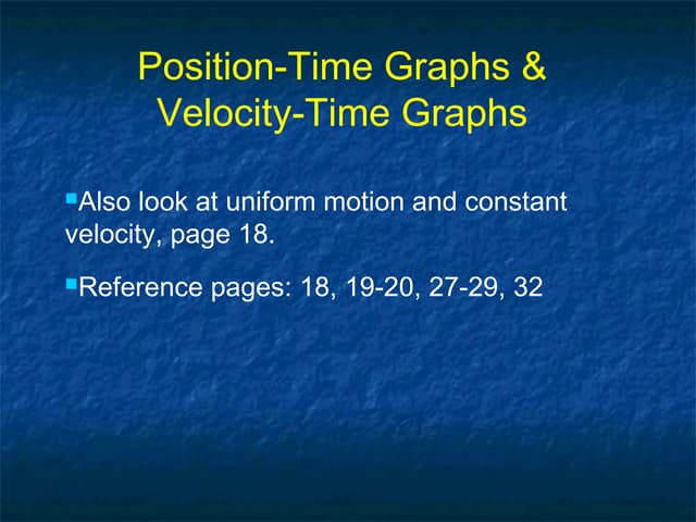 Year 10 distance time graph lesson | PPTX