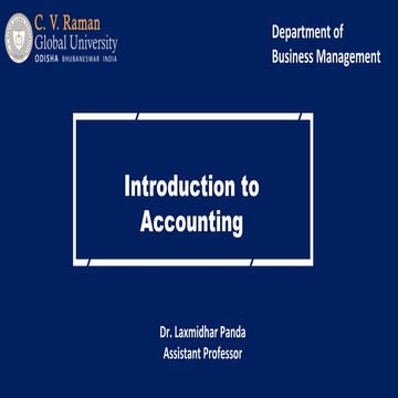 Fundamentals of Financial Accounting PPT | PDF