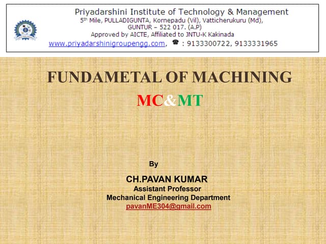 Cutting tool geometry | PPTX