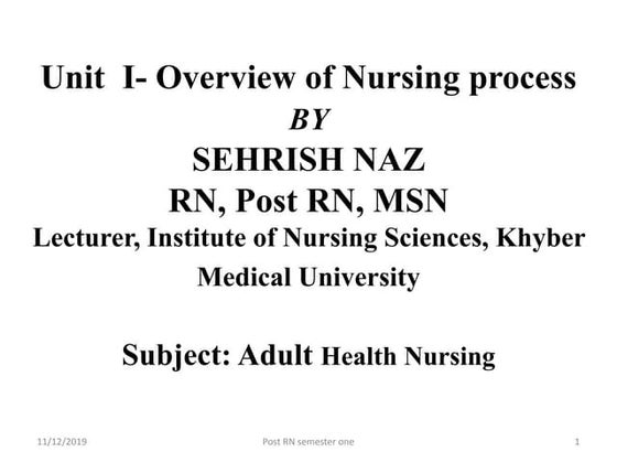 Role-of-Nurse-OPD.adult healt 11h nursing | PPTX