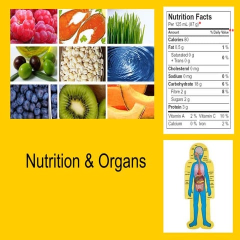 Nutrition & Organs | PPT