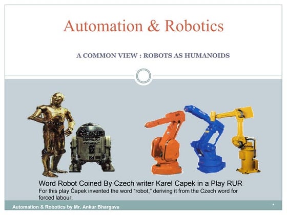 Industrial robotics | PPTX | Robotics | Technology & Computing