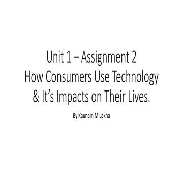 Unit 1 Assignment 2 Task 1 Ppt