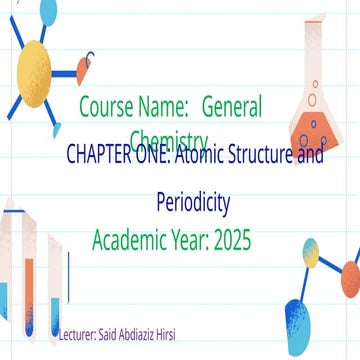 Unit _1_Atomic Structure: Structure and properties of atoms | PPTX