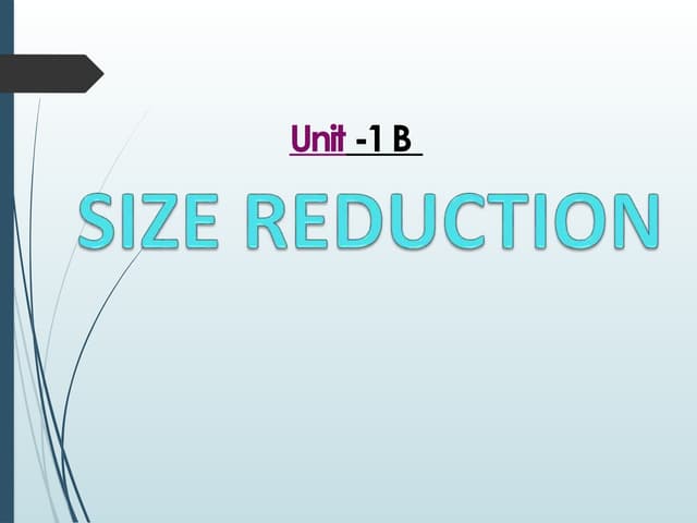 Size reduction | PDF