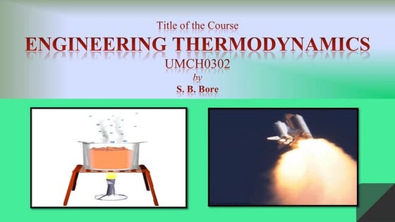 Thermal science (pokhara university) | PDF | Chemistry | Science